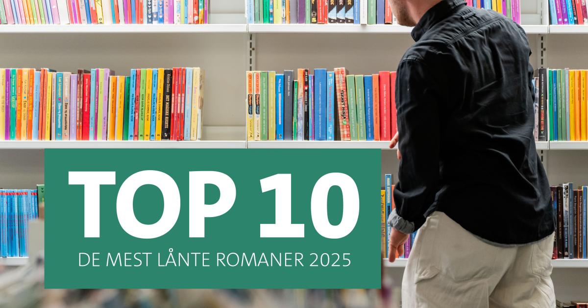 Årets 10 mest udlånte romaner i 2025 | Viborg Bibliotekerne